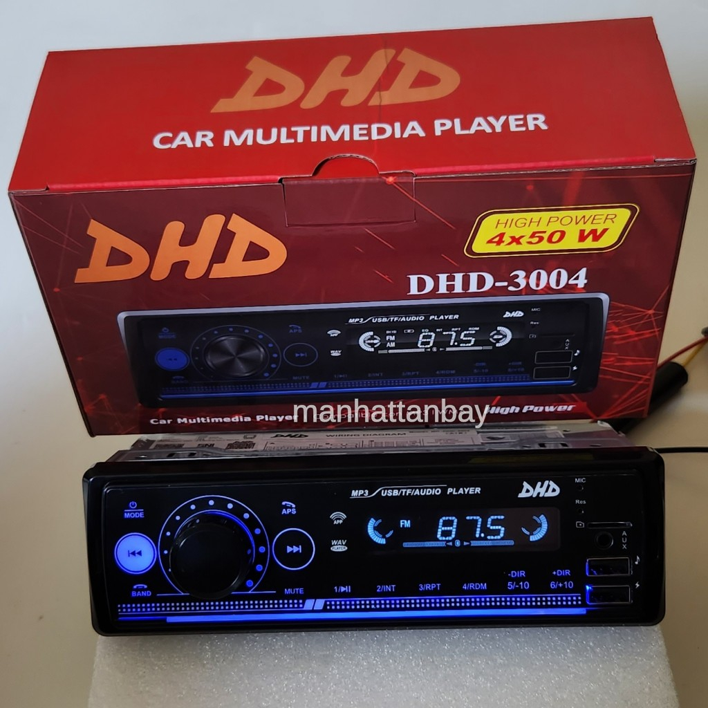 Dhd Car Mp3 Player Tape with FM Radio Two USB Ports and Bluetooth ...