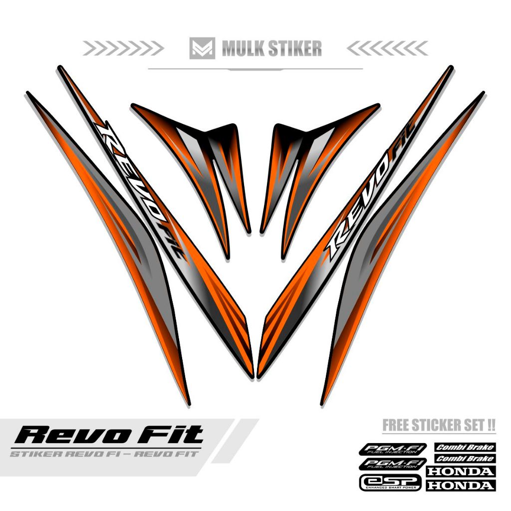 REVO FIT STRIPING MOTIF 21 FI/ REVO FIT STICKER/ REVO FIT STICKER ...