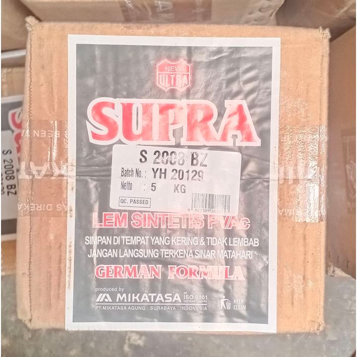 PUTIH KAYU Supra PVAC WHITE GLUE FROM MIKATASA TYPE 2008 or Supra wood ...