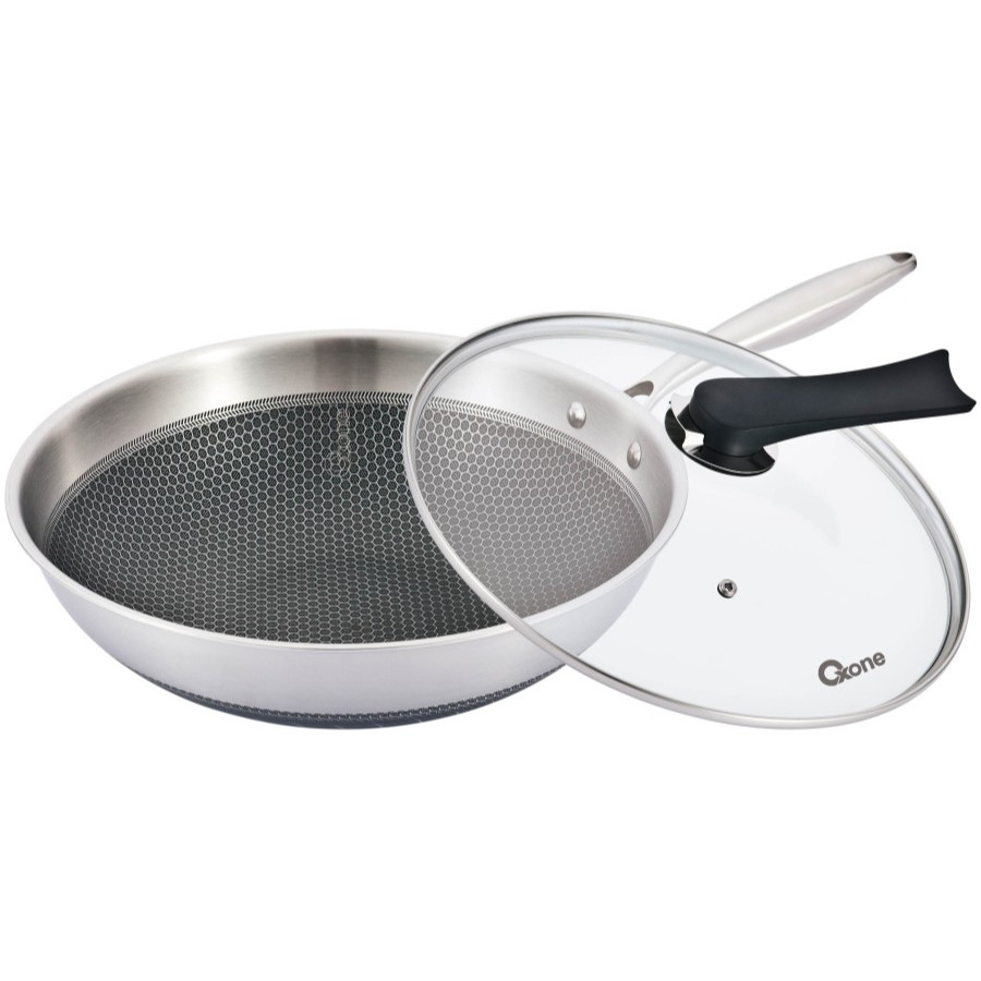 Oxone HoneyComb Stainless Steel Non-Stick Pan | Shopee Singapore