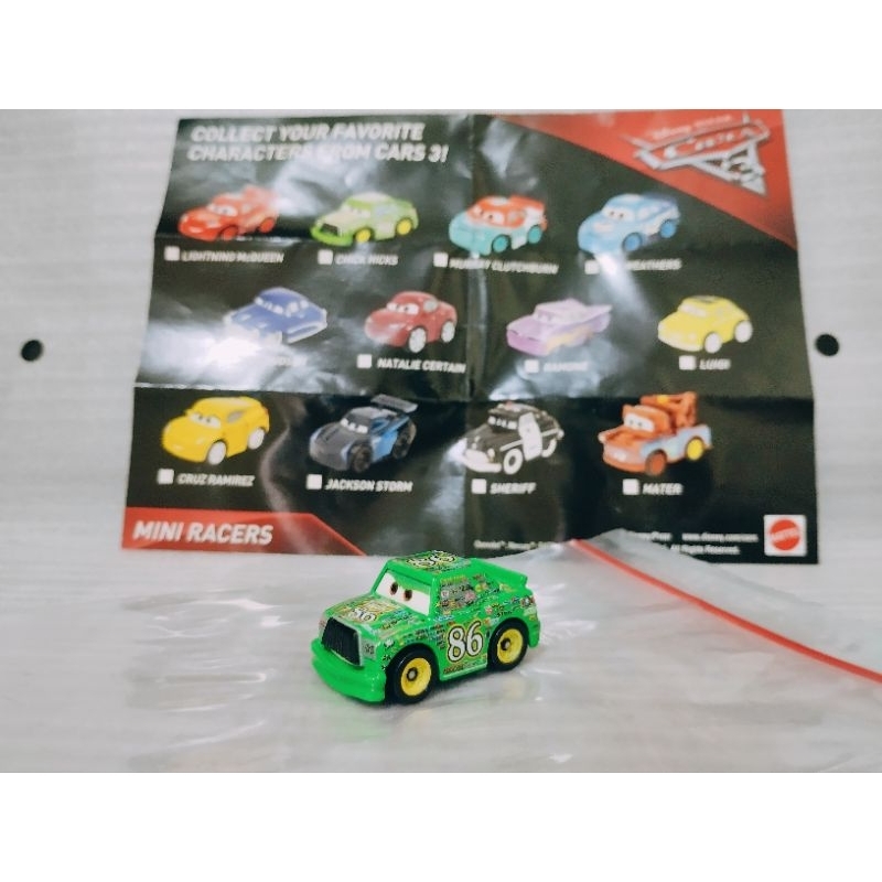 Mini Racers Disney Pixar Cars 3 Chick Hicks | Shopee Singapore