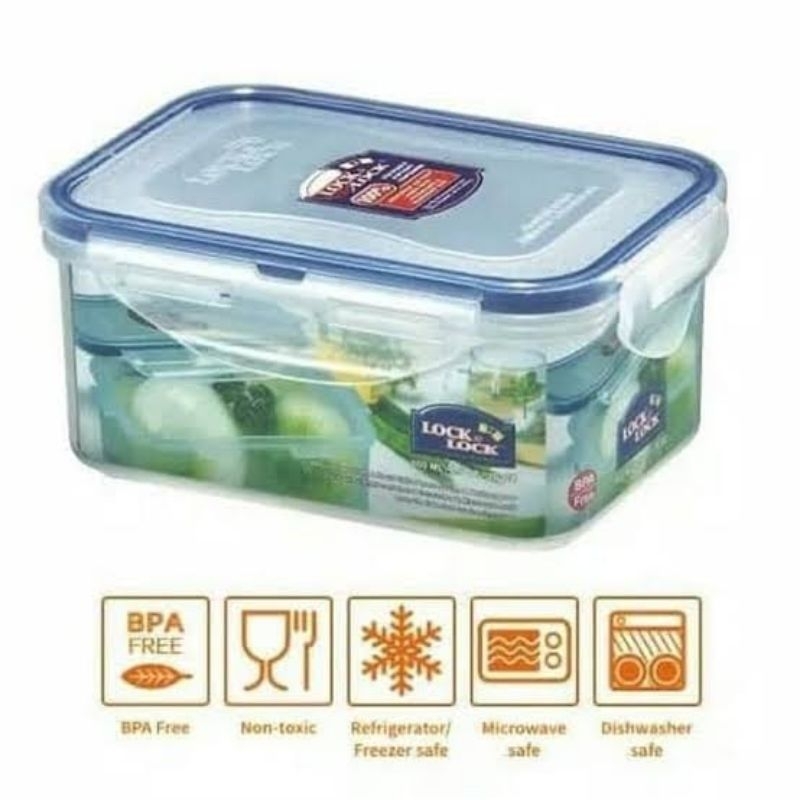 Lock n Lock 600ml Lunch Box Food Container Plastic Dining & Lid 600ml ...