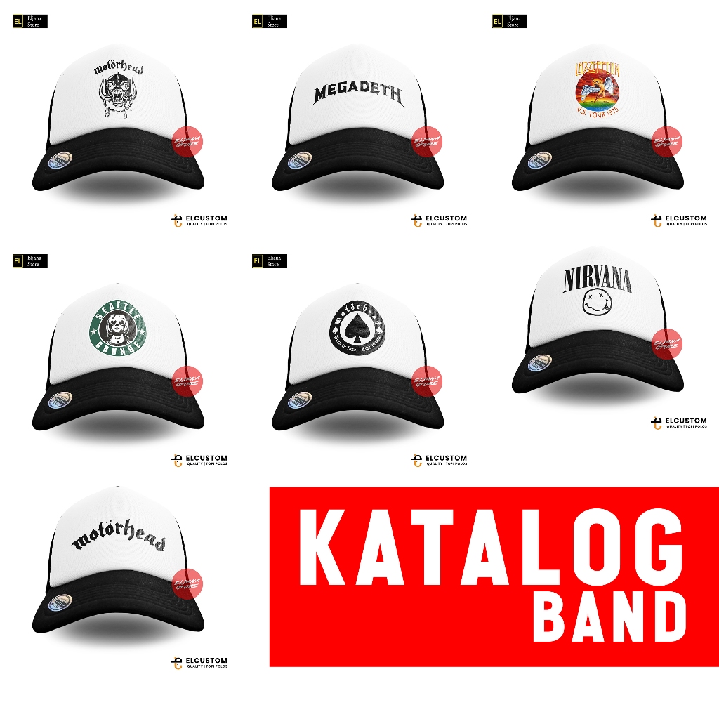 Led Zeppelin / Megadeth / Kurt Cobain / Nirvana / Metallica / Motorhead ...