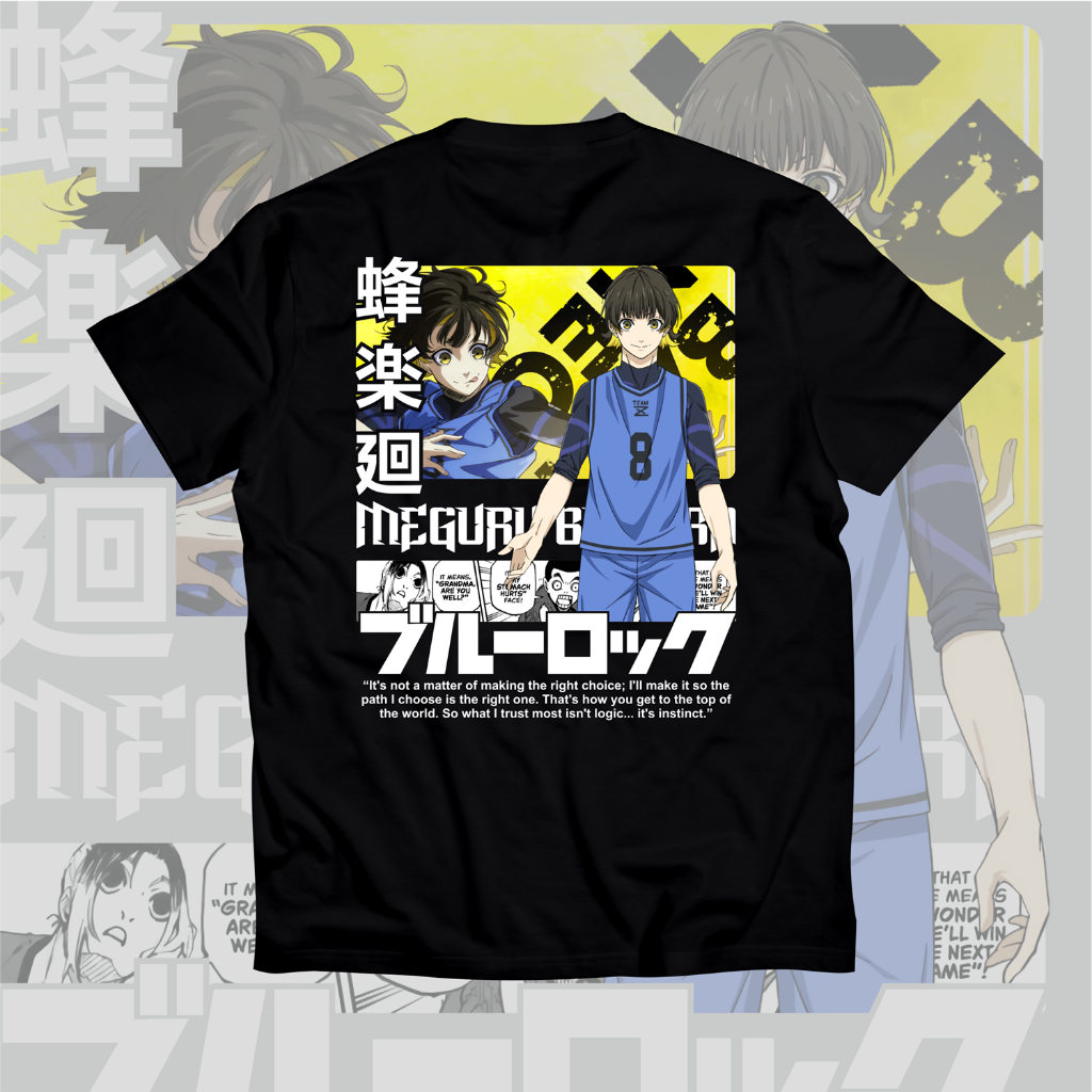 Meguru Bachira BLUE LOCK Anime T-Shirt 004 | Anime Clothes | Japanese T ...