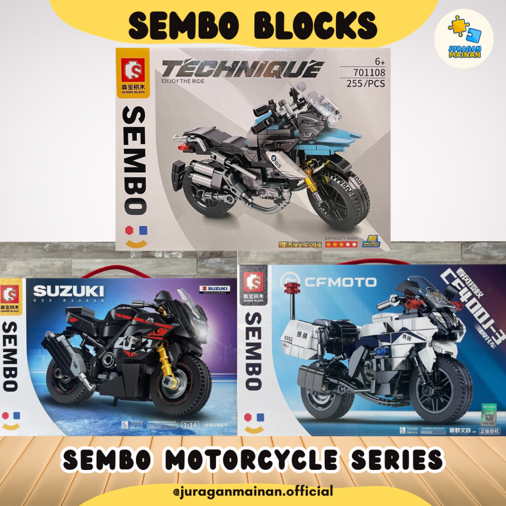 Sembo BLOCKS Motorcycle Series - Block Brick Bricks dismantling and ...