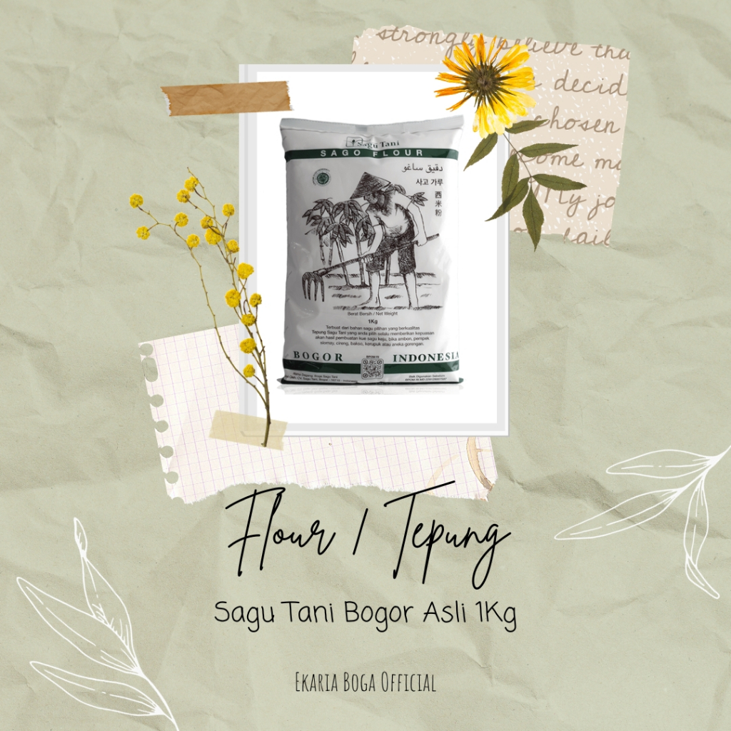 Tani Sago Flour | Sago CAP TANI | Sago TANI BOGOR Original 500GR ...