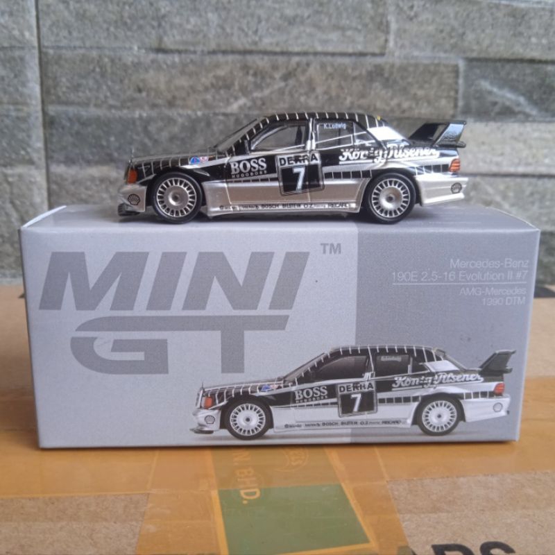 Mini gt minigt Mercedes Benz 190E 16 Evolution ii 7 numbers 312 mercy ...
