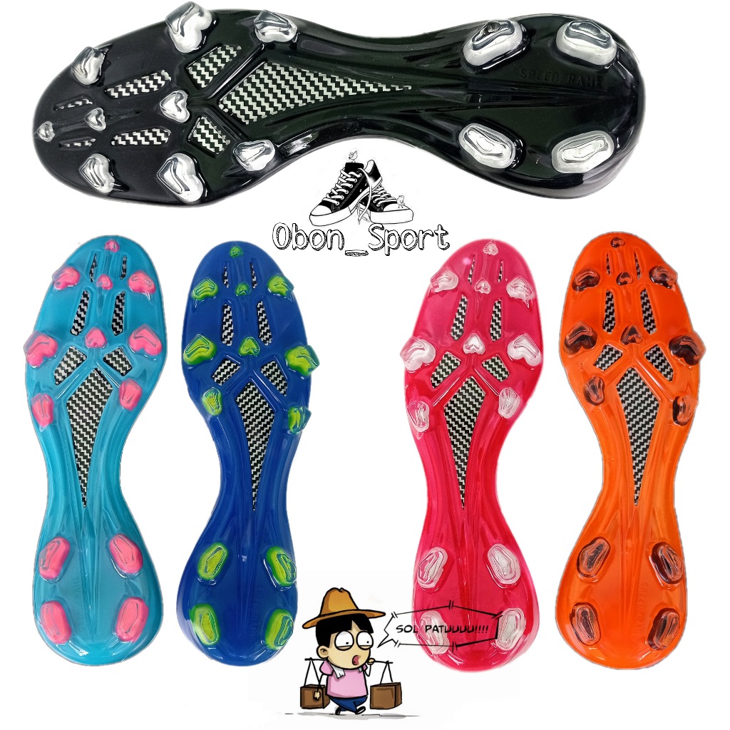 Football Shoe Soles - Carbon Pattern Pull Football Shoe Bottoms ...