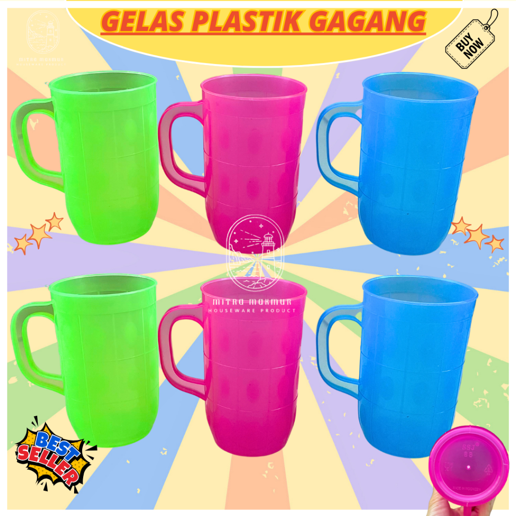 Dx Plastic Cup Thumb Glass Ice Glass Handle Drinking Glass Ice Glass ...