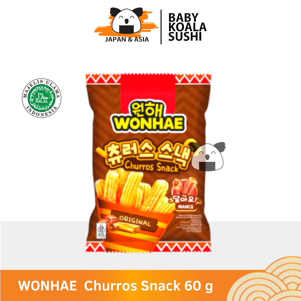 WONHAE Churros Snack 60 g Halal I Original Chocolate | Shopee Singapore