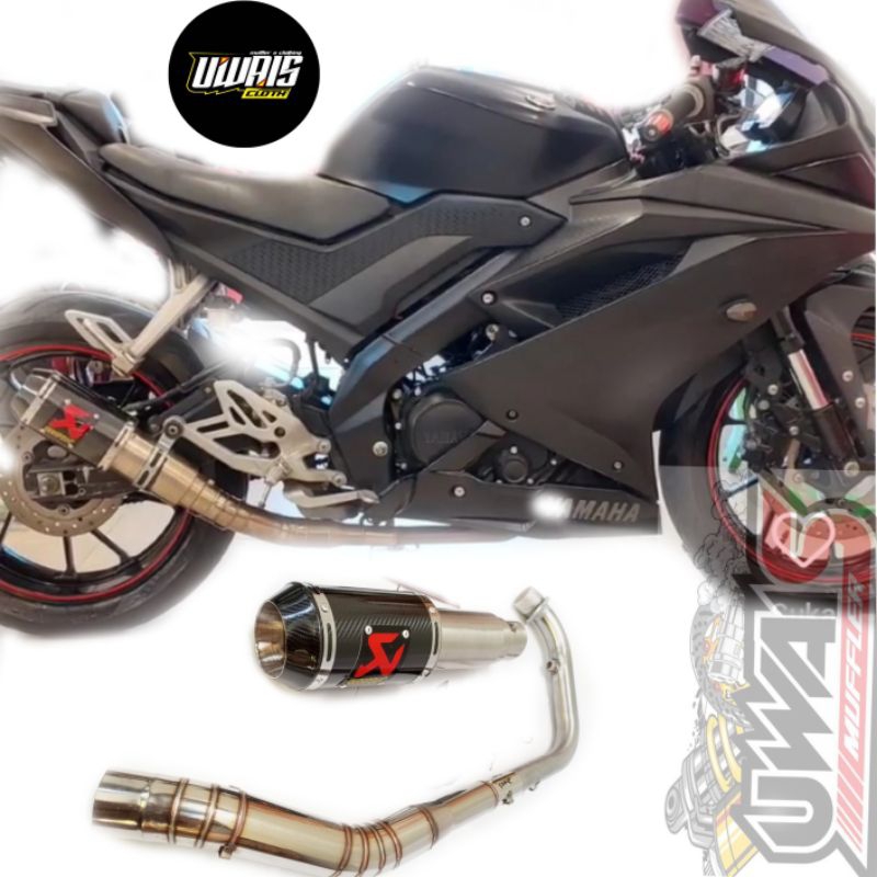 Exhaust exhaust Akrapovic Yamaha R15 V3 v4 New YZF-R15 1 set exhaust ...