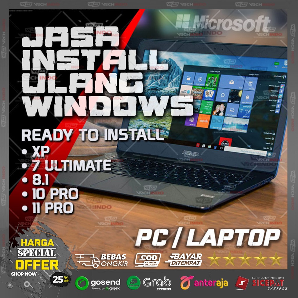 Install Win Bandung Only | Win PC Desktop Reinstaller Laptop ...