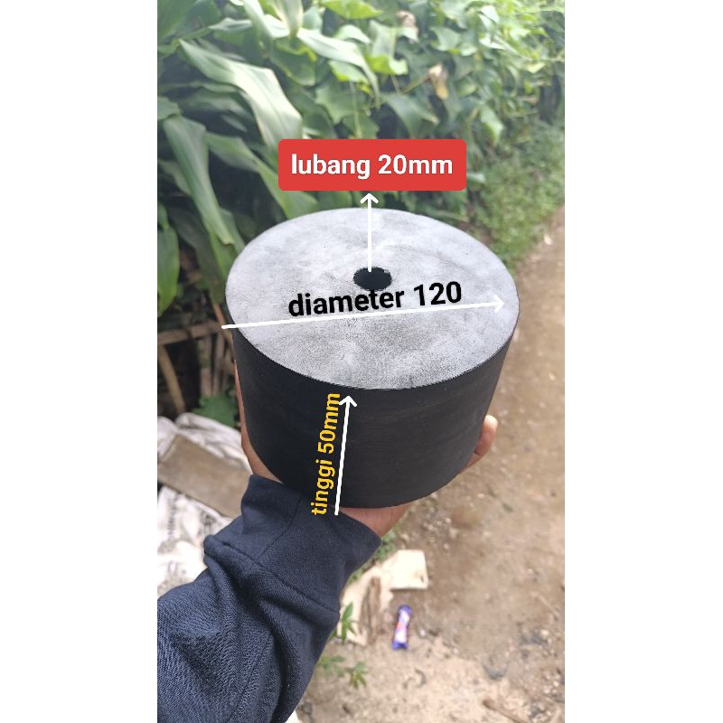 Rubber Cabin Mounting D12cm×H5cm×2cm Plain Without bolts Mounting multi ...