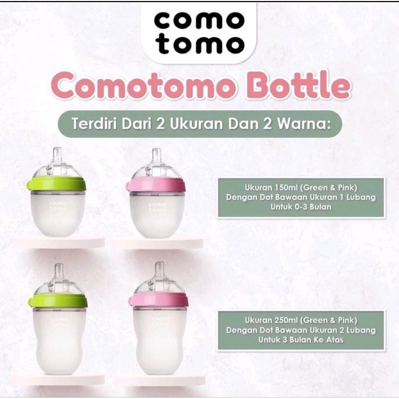 Comotomo Bottle Silicone | Shopee Singapore