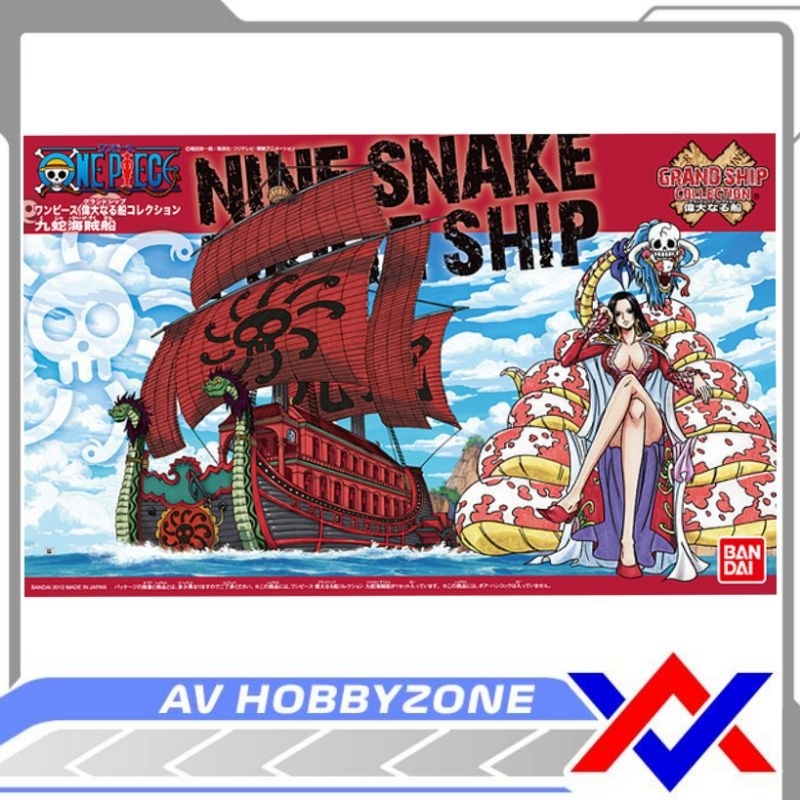 One Piece Plamo Nine Snakes Pirate Ship Bandai | Shopee Singapore