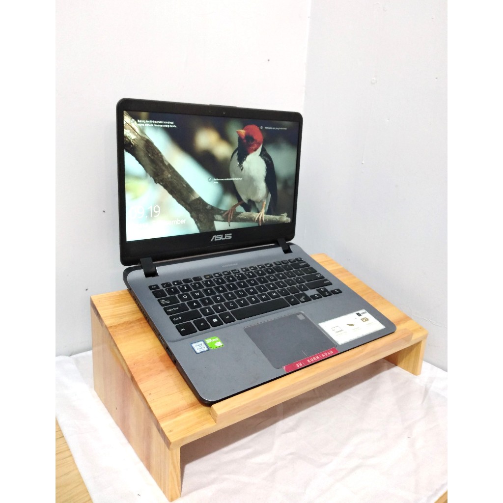 Monitor Stand/laptop coaster/Dutch teak pine wood computer table/wooden ...