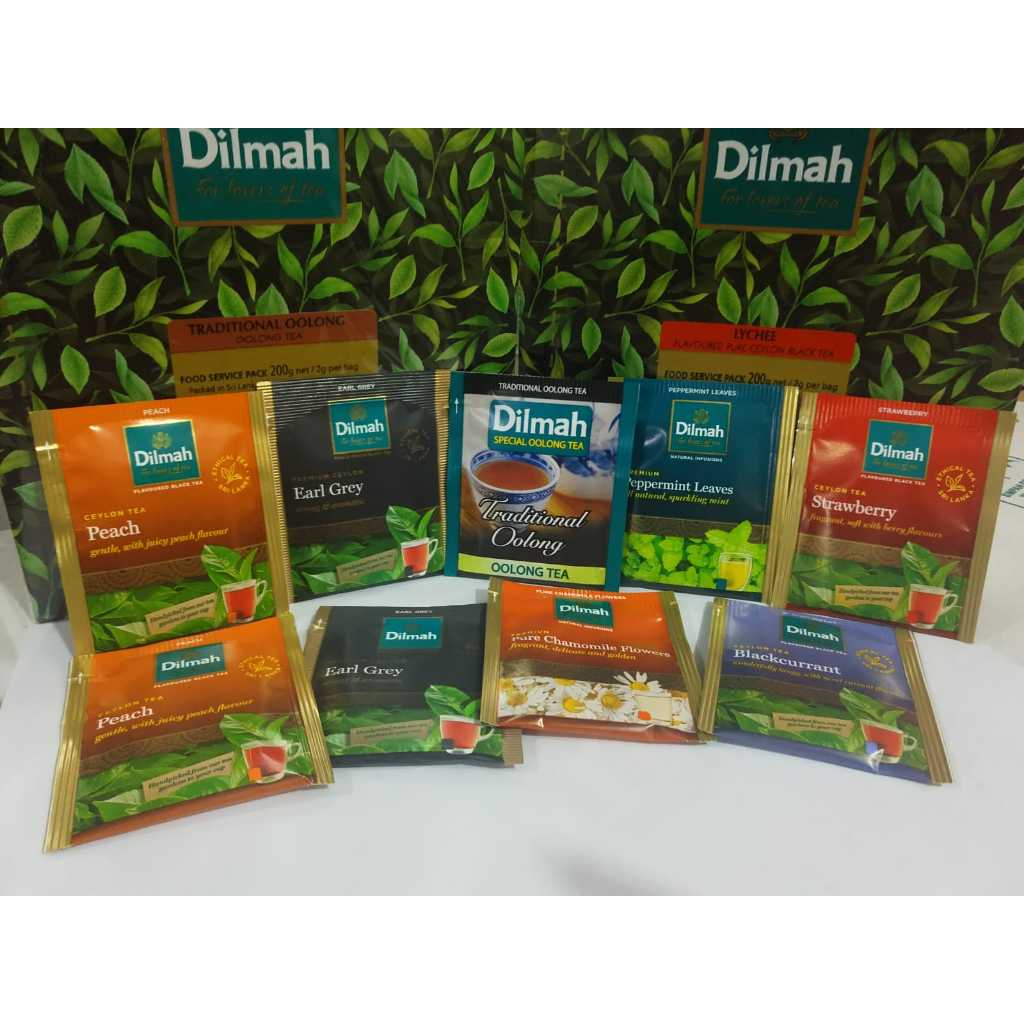 Premium Tea DILMAH Envelope Sachet Tea Bags in Various Original Flavors ...