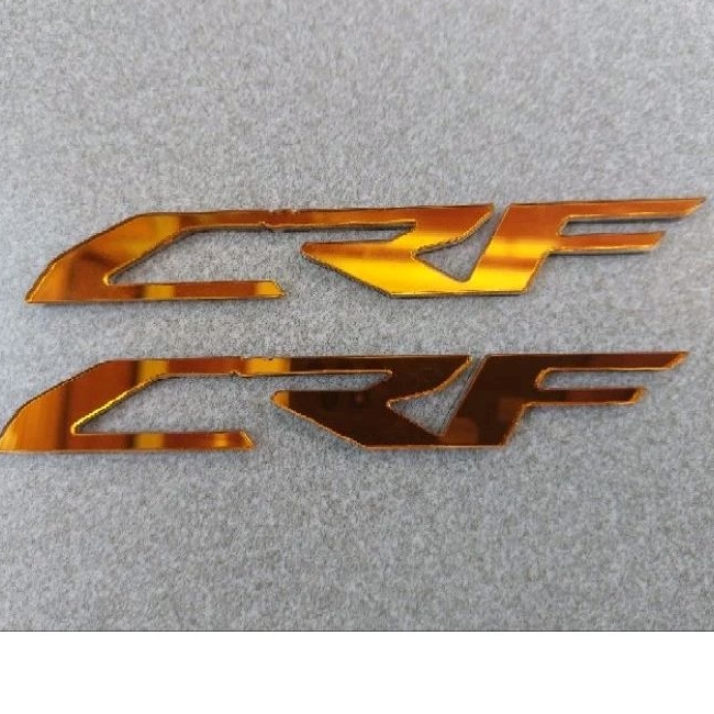 Crf acrylic emblem logo, price for a pair, left and left | Shopee Singapore