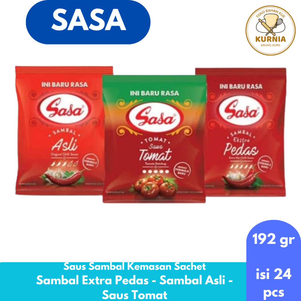 Sasa SAUCE SACHET PACKAGING CONTAINS 24 pcs | Shopee Singapore