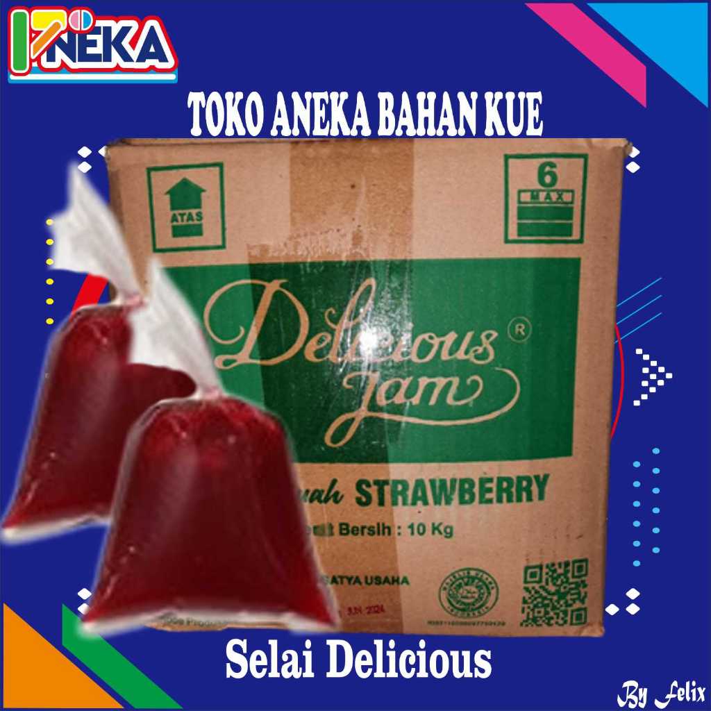 Delicious Strawberry Jam 1kg (Repack) | Shopee Singapore