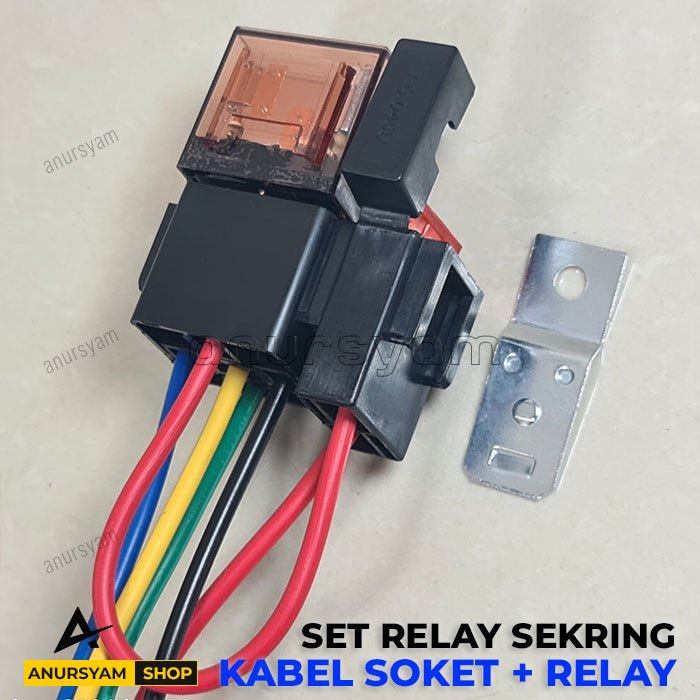 4 / 5 Feet Handheld Fuse House Relay Set Package / Horn Relay Set ...