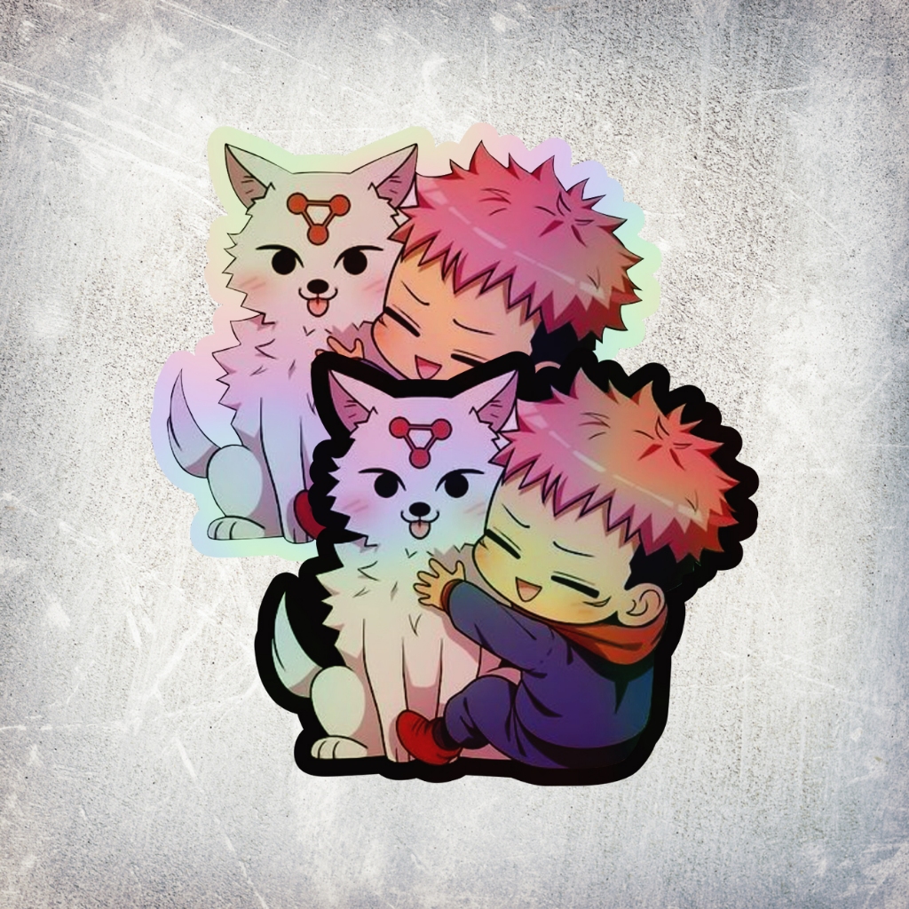 Yuji ITADORI JUJUTSU KAISEN ANIME HOLOGRAM STICKER | Shopee Singapore