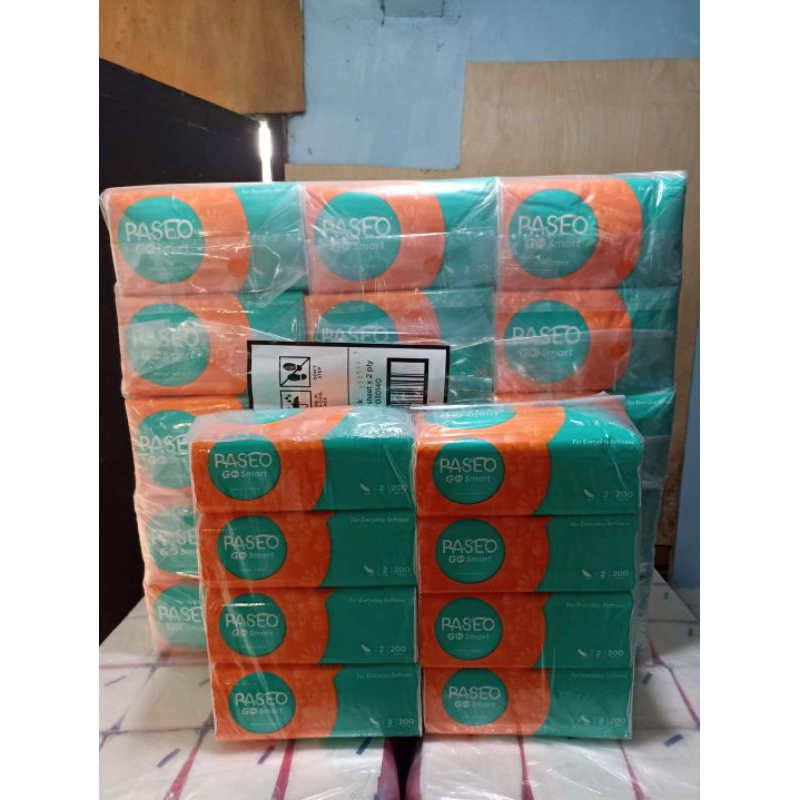 Paseo Go Smart 200 Sheet / 2 Ply - Facial Tissue, Facial Tissue (Save ...