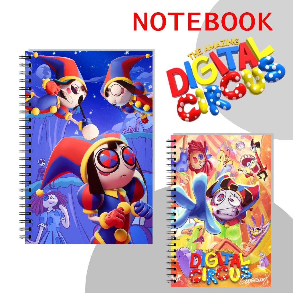 Pomni Amazing Digital Circus A6 Spiral Book Pomni Jax Notebook | Shopee ...