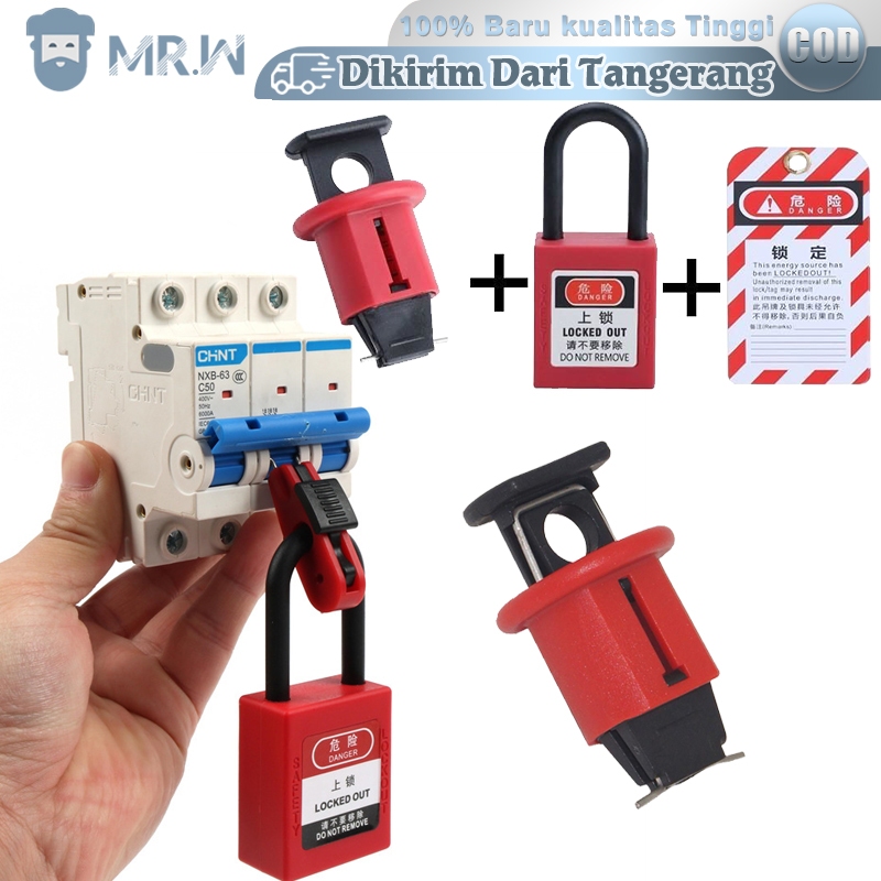 2pcs Miniature Circuit Breaker Lockout Mcb Lockout Tag Out Mcb Loto ...