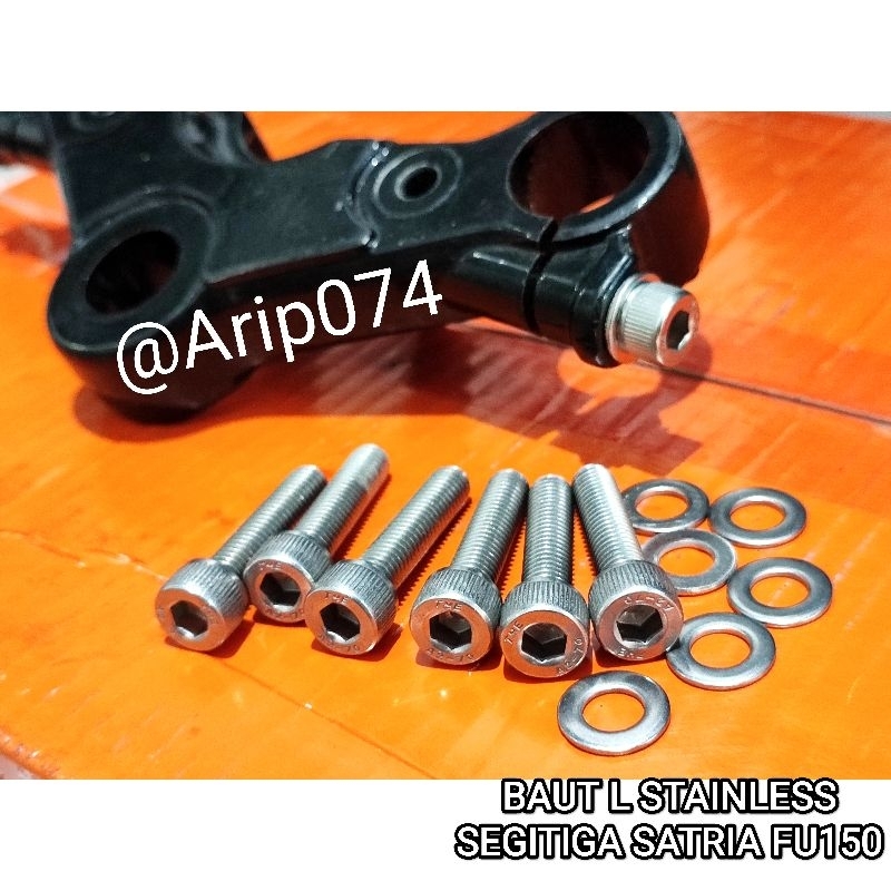 SATRIA FU 150 TRIANGLE STAINLESS L-BOLT SATRIA FU TRIANGLE BOLT SATRIA ...
