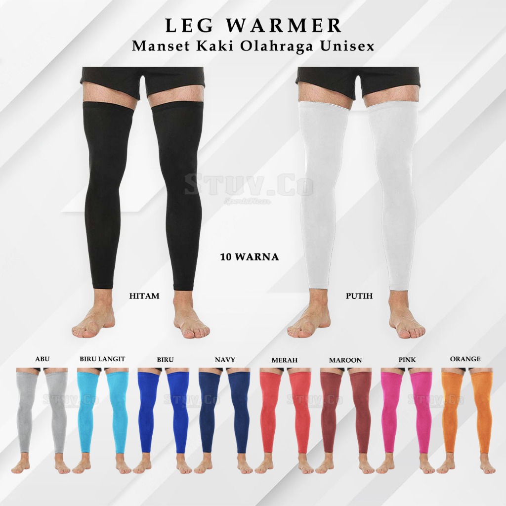 Leg SLEEVE LEG WARMER LEG Cuff Knee Protector Sports SET Men Women ...