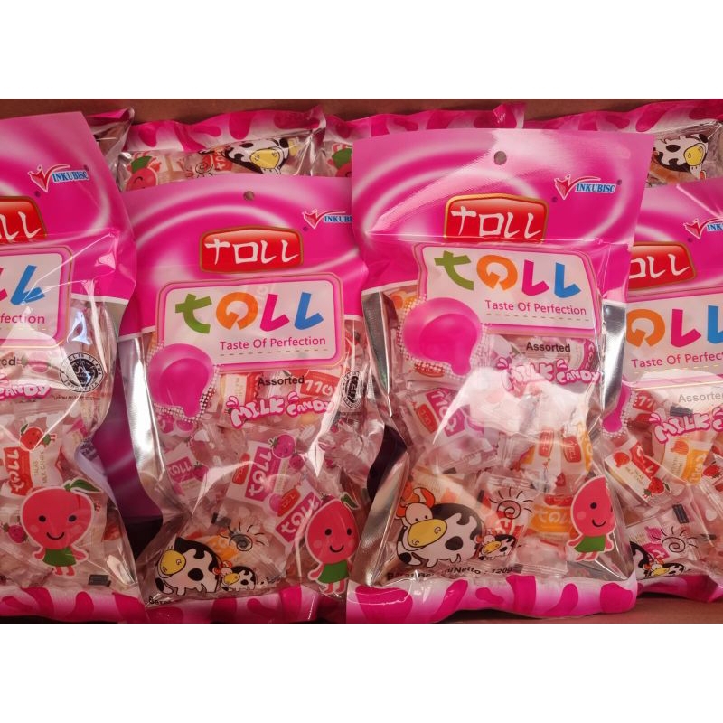 Toll candy toll milk candy +-30pcs | Shopee Singapore