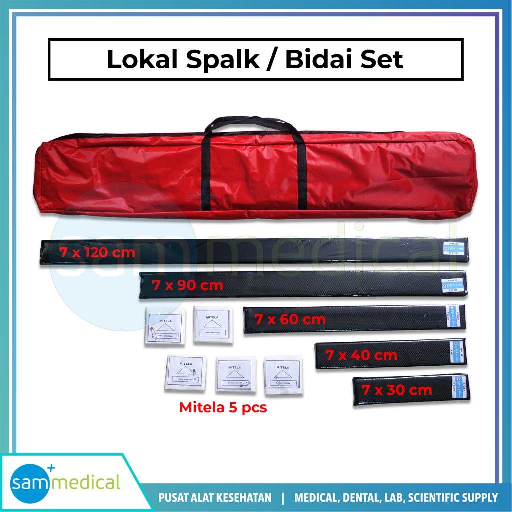 KAYU LOKAL Local Spade / Splint Set / Splak Set Mitela / Wooden Splint ...