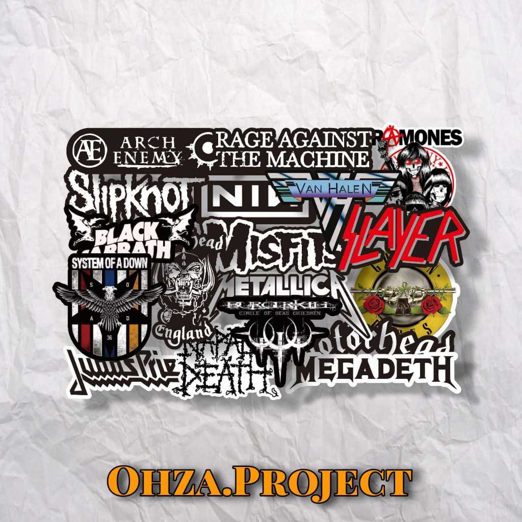 BAND STICKER PACK SERIES AESTHETIC STICKER CASE HANDPHONE LAPTOP TUMBLR ...