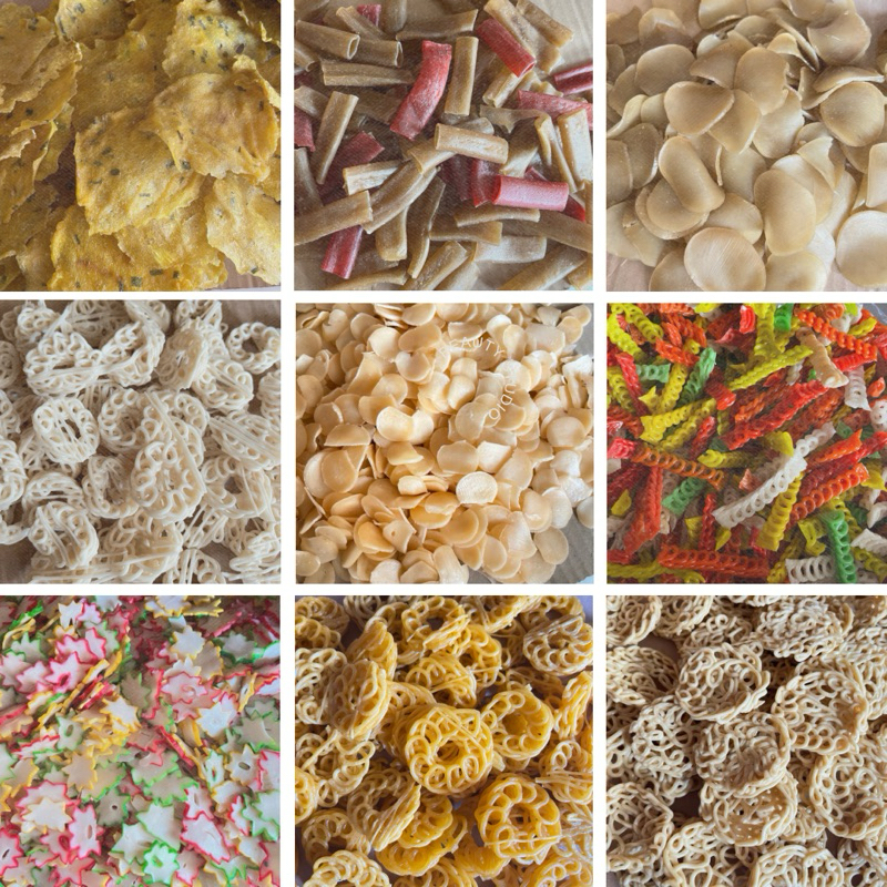 Various Raw Crackers, Samiler, Rice Puli, Shrimp Juice, Spicy Onions ...