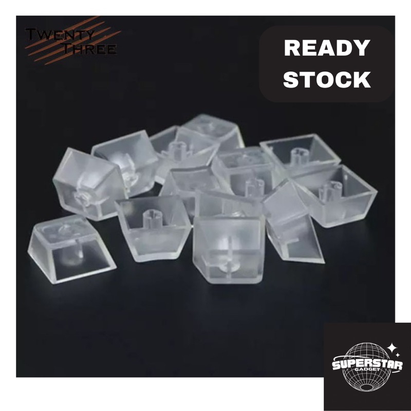 Premium Transparent ABS Keycap - Transparent Clear Keycaps Transparent ...