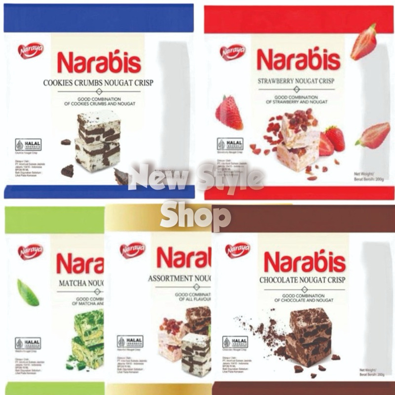 [HALAL] Naraya Narabis Nougat Crispy 5 Variants Of Flavor/Snowflake ...