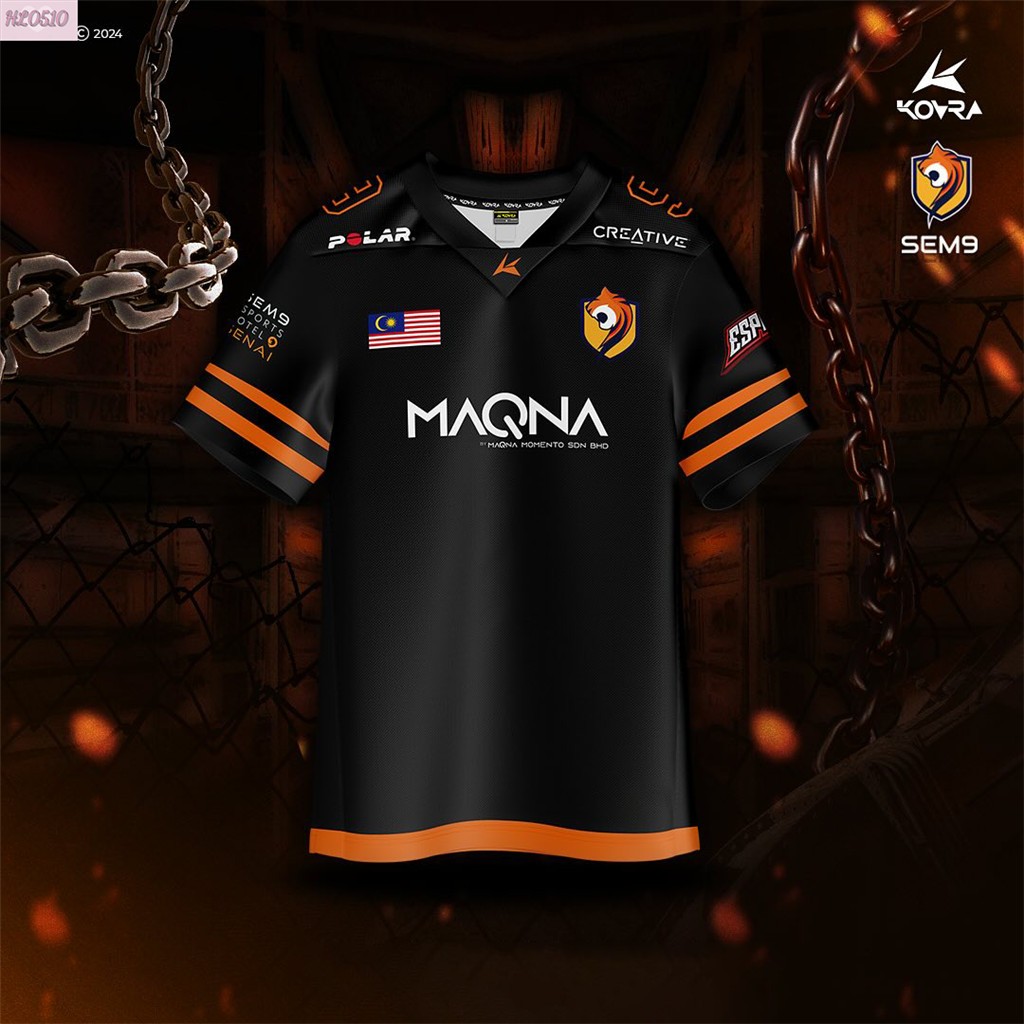 Sem9 BRAND NEW JERSEY ESPORT 2024 FREE REQUEST NICKNAME | Shopee Singapore