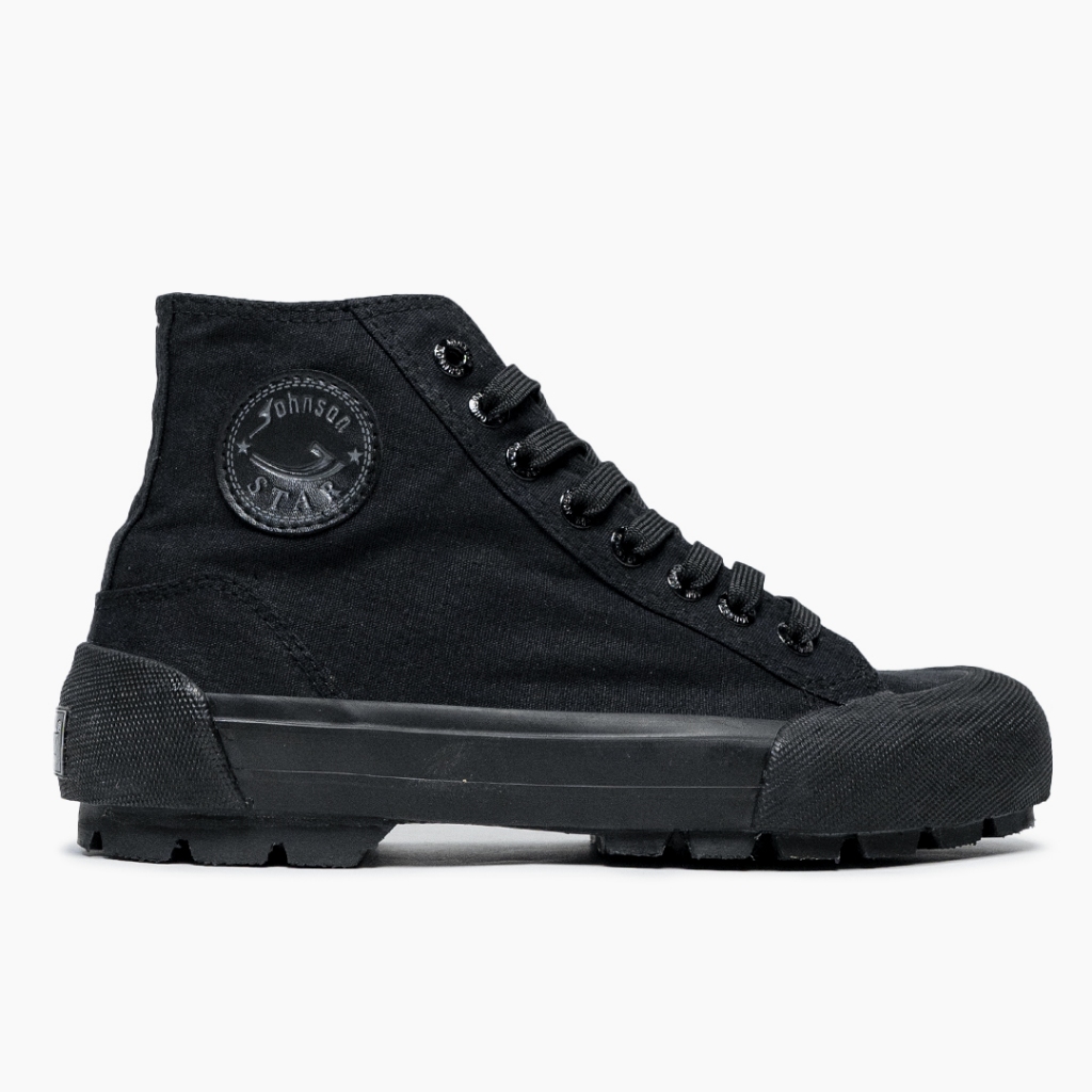 Johnson SNEAKERS Shoes - STAR HIGHCUT (HC) ALL BLACK | Shopee Singapore