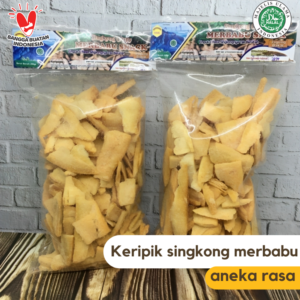 Keripik Singkong MERBABU Crispy Singkong Merbabu Rasa Sapi Panggang ...