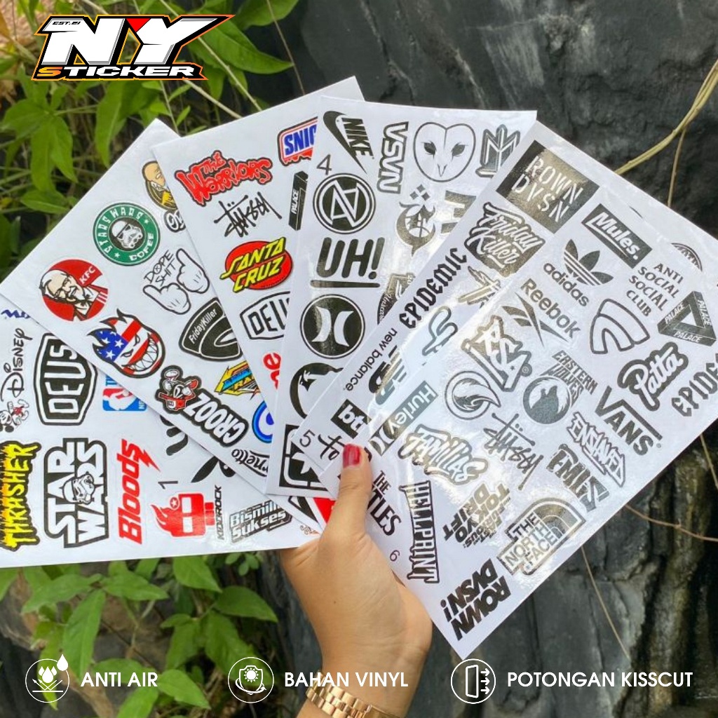 Distro Logo Sticker Pack Herex Logo Sticker Pack | Shopee Singapore