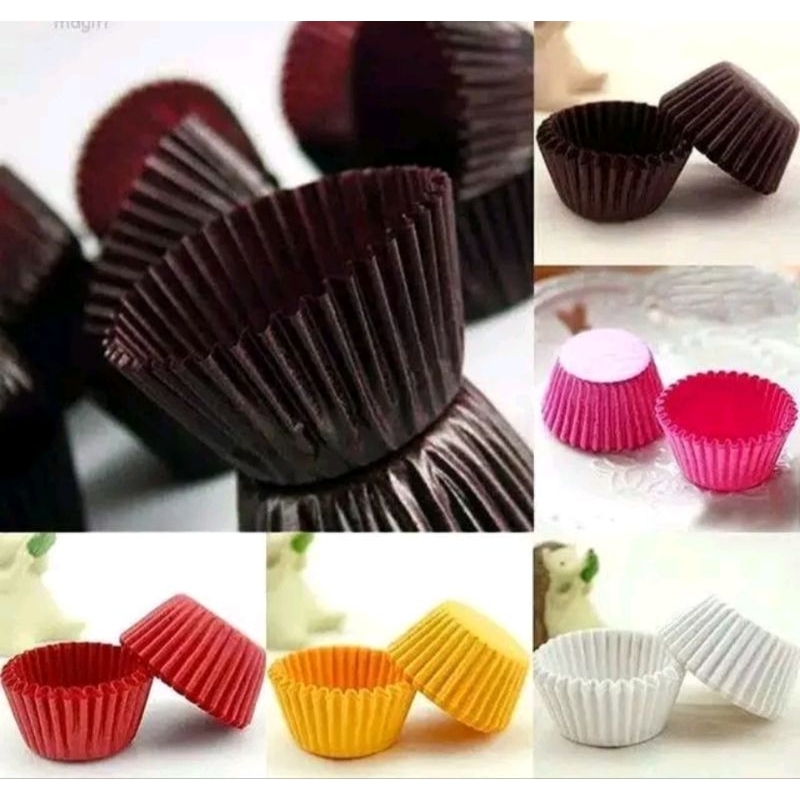 (100 Sheets) Cupcake 55mm Dragon Repack Cup Cake Case Nastar Cornflake ...