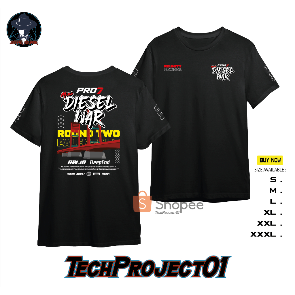 Pro7 Mini Diesel War Part 2 T-shirt Palembang 2024 Diesel Car Sumi ...
