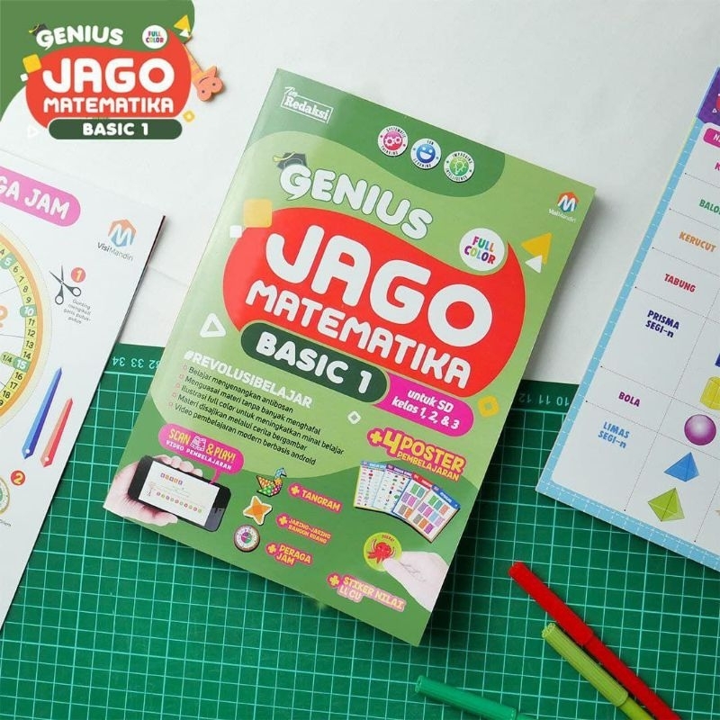 Genius BASIC Mathematics 1"(for Elementary, 1st, 2nd And 3rd Grades ...