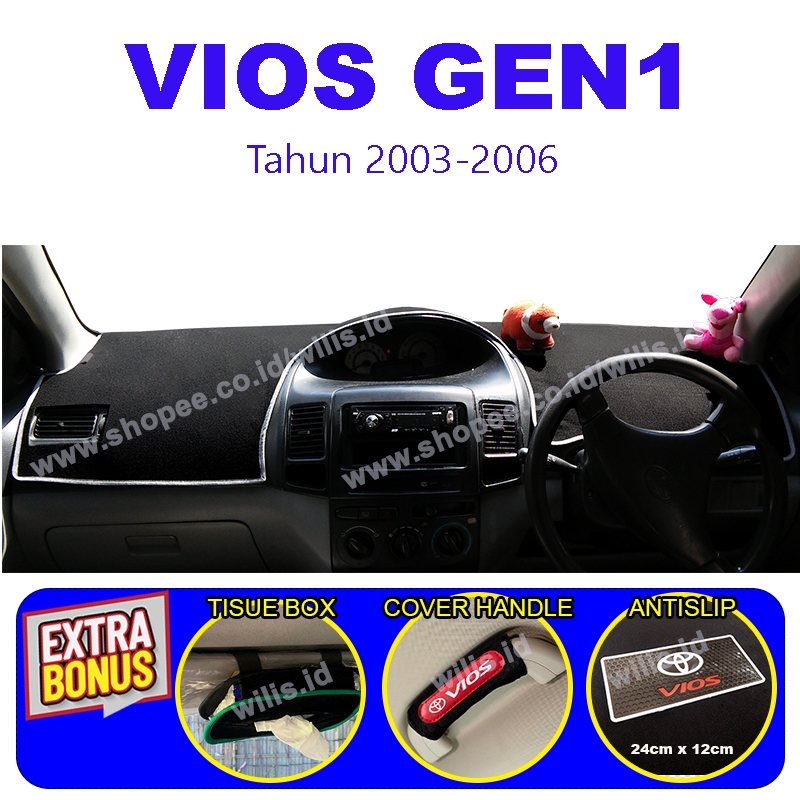 Vios Gen 1 Car Dashboard Mat Dashboard Decoration Dashboard Protector ...