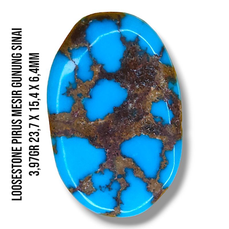 MATA Turquoise Stone Ring Eyes Turquoise Blue Color Fancy Gold Fiber ...