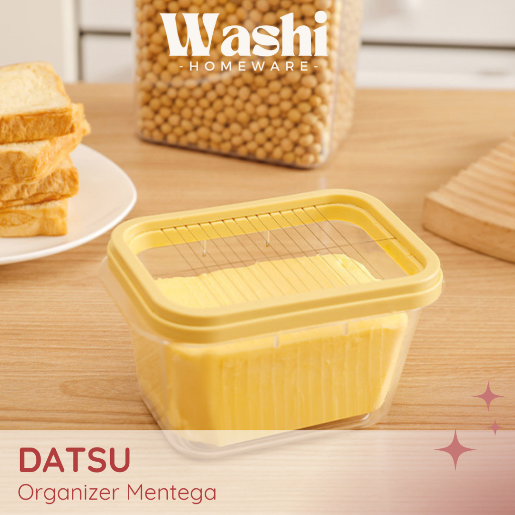 WASHI - DATSU Easy Margarine Cutter Transparent Butter Cutter Butter ...