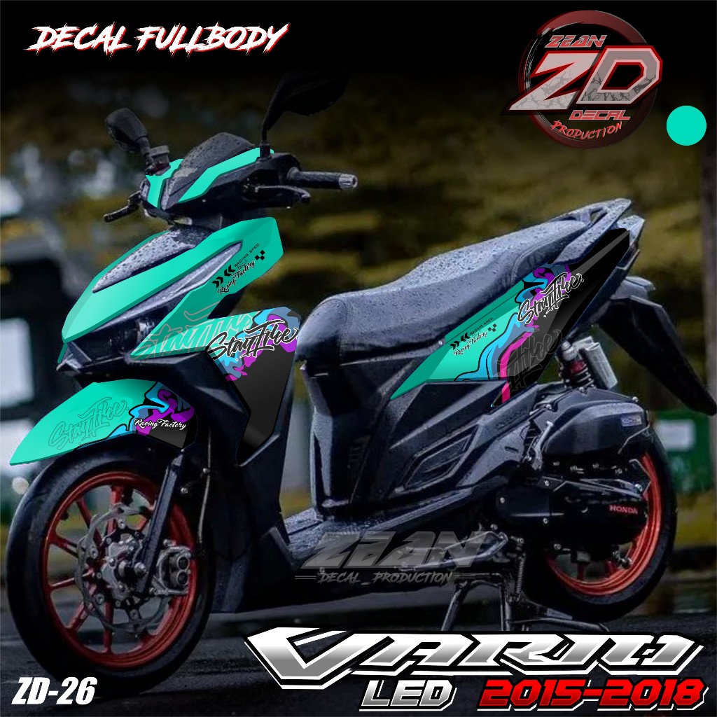 Newest Decal Sticker Honda Vario 125 150 Led 2015 2016 2017 2018 Full ...