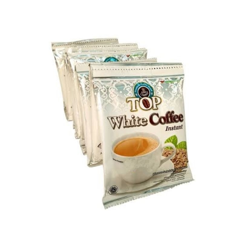 Top White Coffee Renceng Contains 12 Sachets | Instant Ground Coffee ...