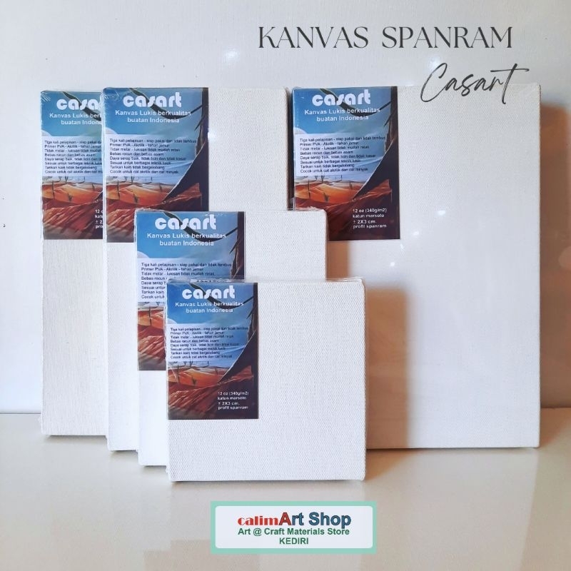 Casart painting canvas + spanram (25x35cm) | Shopee Singapore